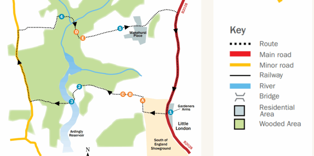 Walking Routes - Ardingly Activity Centre